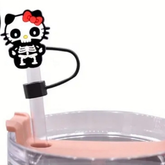 Stanley | Accessories | Hello Kitty Stanley Cup Halloween Straw Topper ...